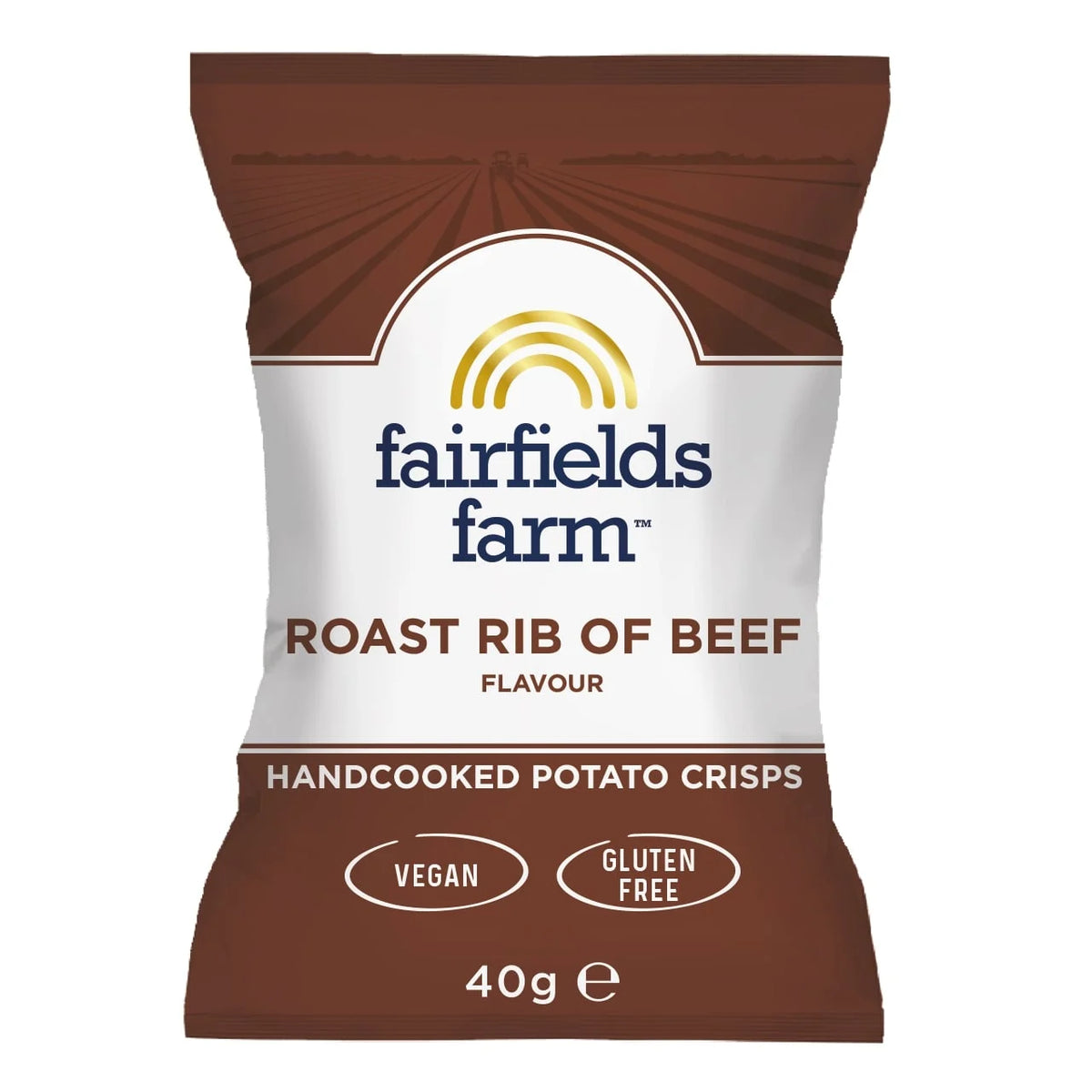 Fairfields Farm Roast Rib of Beef Hand Cooked Crisps 40g ...