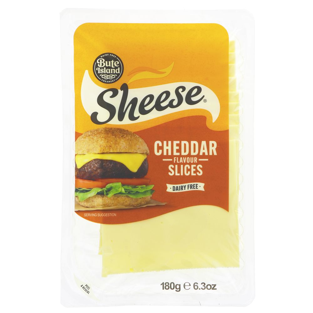 Bute Island Sheese Cheddar Style Slices 180g – AlternativeStores.com