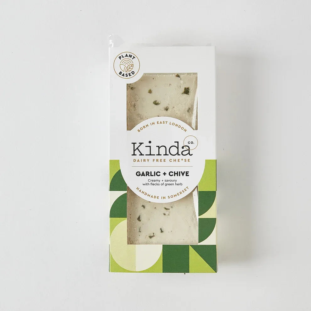 Kinda Co. Garlic & Chive Dairy Free Che*se 120g – AlternativeStores.com