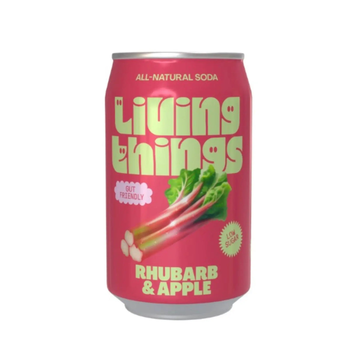 Living Things Soda Rhubarb & Apple 330ml – AlternativeStores.com