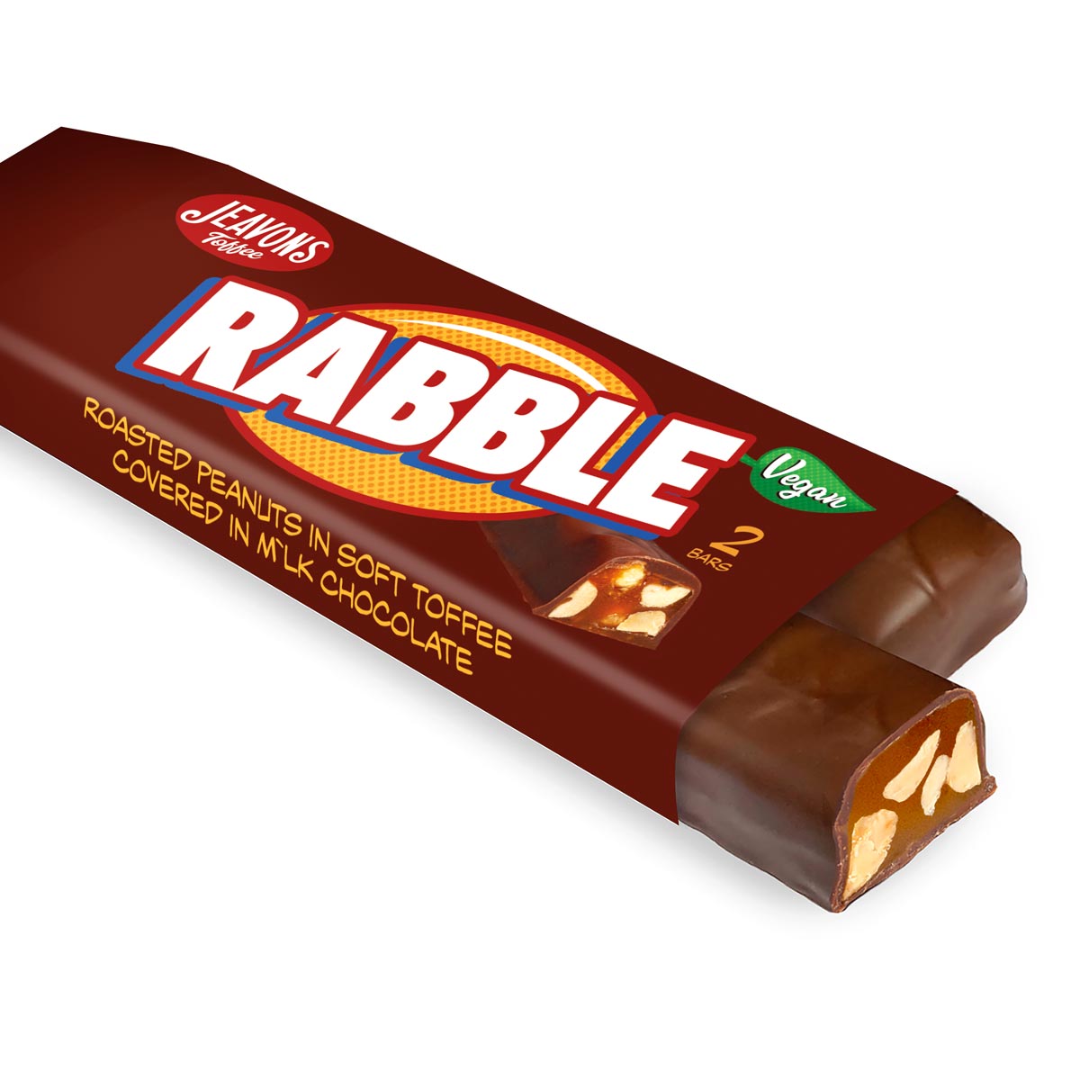 Jeavons Rabble Peanut Toffee Chocolate Covered Fingers (Similar to Sni ...