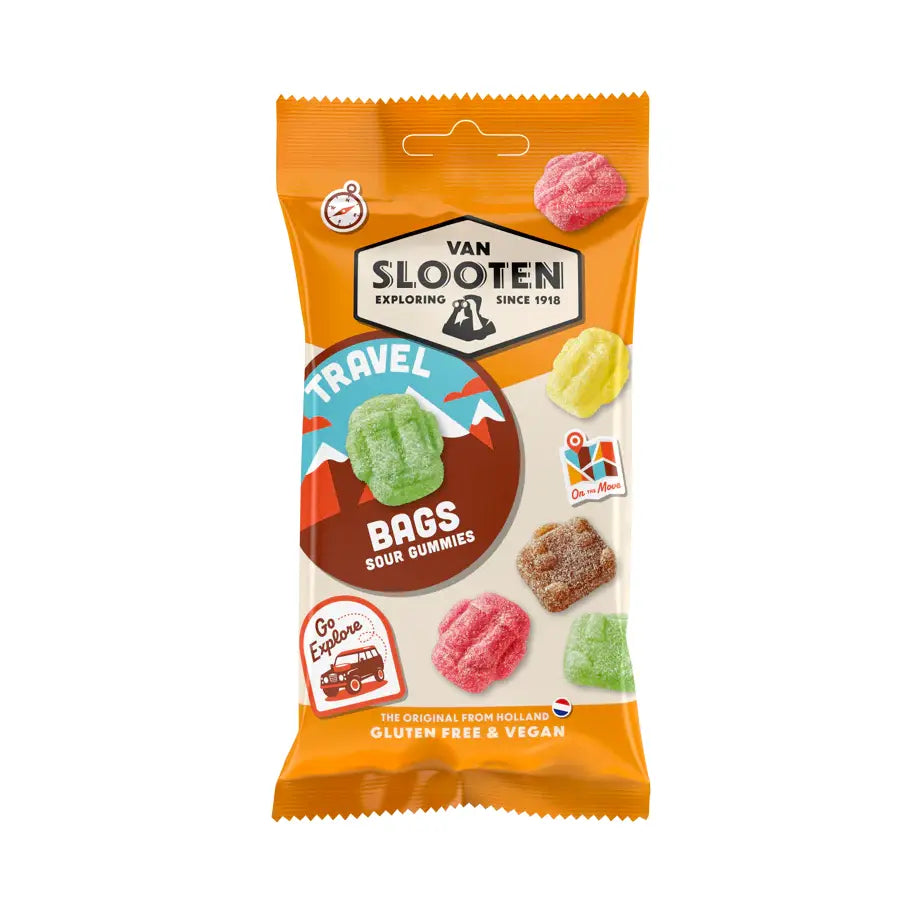 Van Slooten Travel Bags Sour Wine Gums 60g – AlternativeStores.com