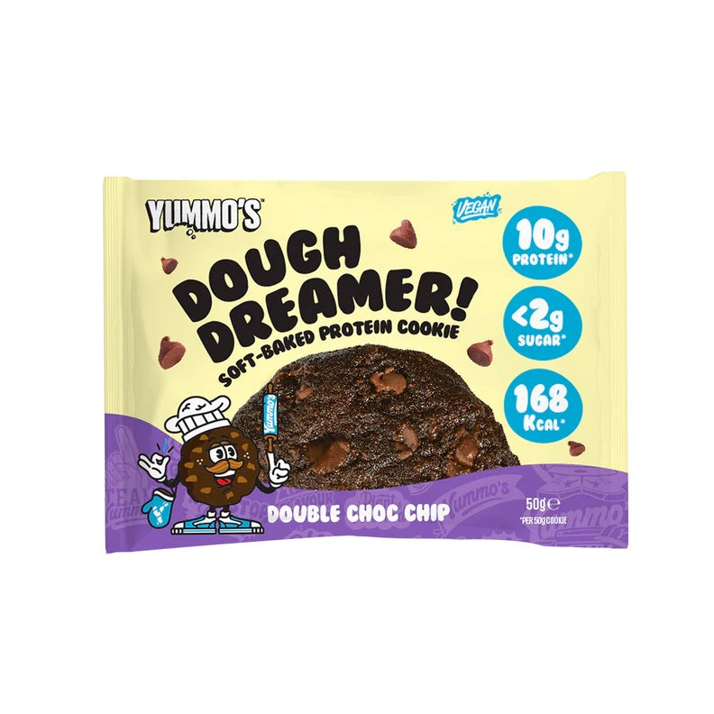 Yummo's Vegan Protein Cookie - Double Chocolate Chip 50g ...