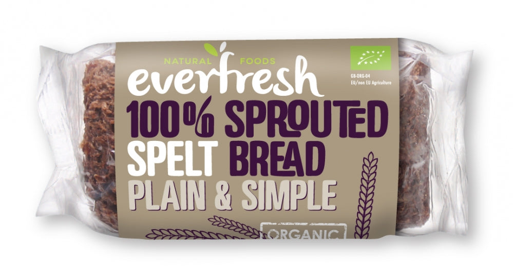 Everfresh Natural Foods Organic 100% Sprouted Spelt Bread 400g ...