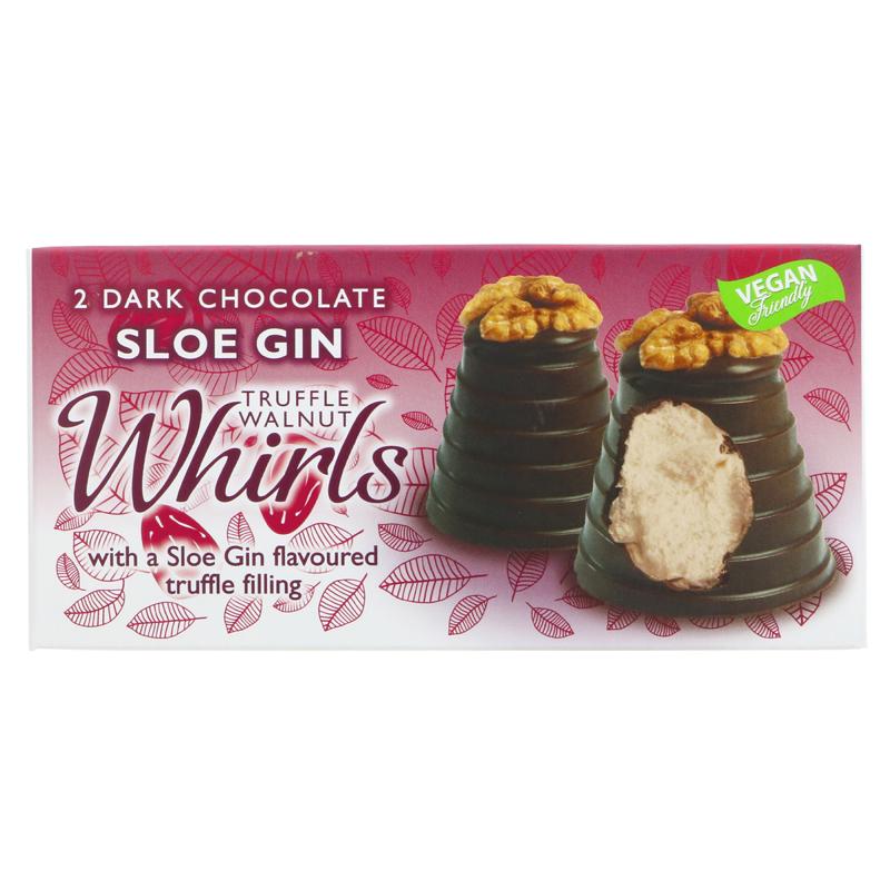 Hadleigh Maid Dark Chocolate Sloe Gin Truffle Walnut Whirls 100g ...