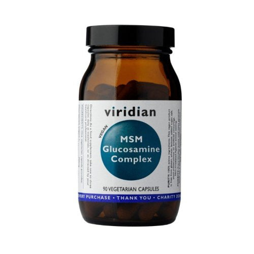 vegan, plant based, free from, glucosamine, msm, complex, cap, viridian ...